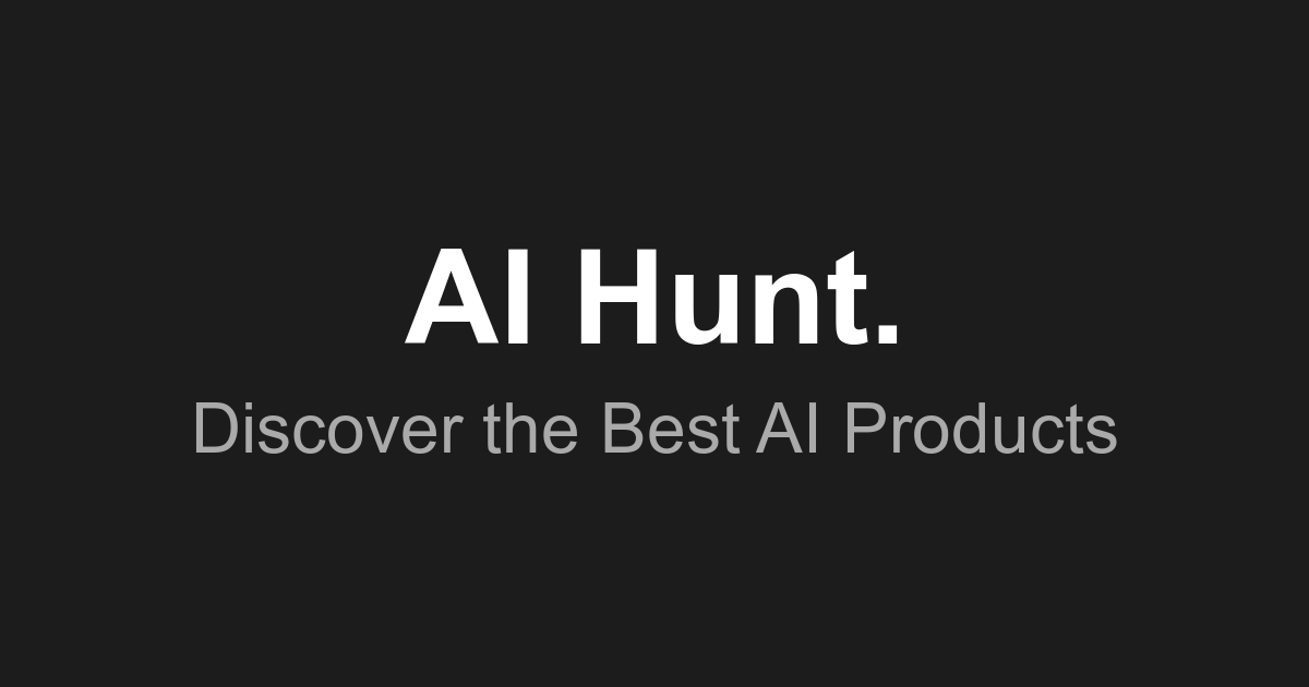 AIの活用事例を発見しよう | AI Hunt.